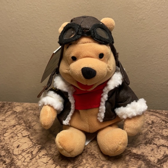 Disney | Other | Aviator Pilot Pooh Winnie The Pooh Disney Store Plush ...